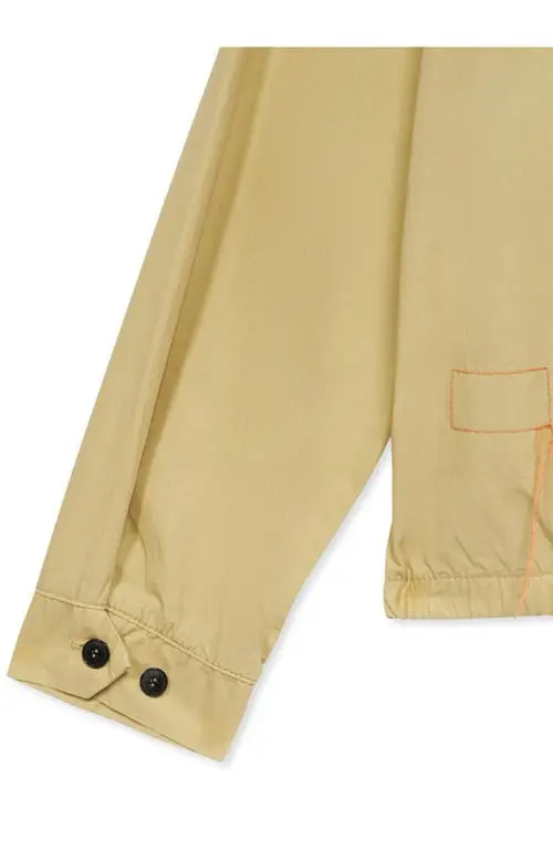 FORTELA Carol Cotton Poplin Zip-up Jacket - Khaki