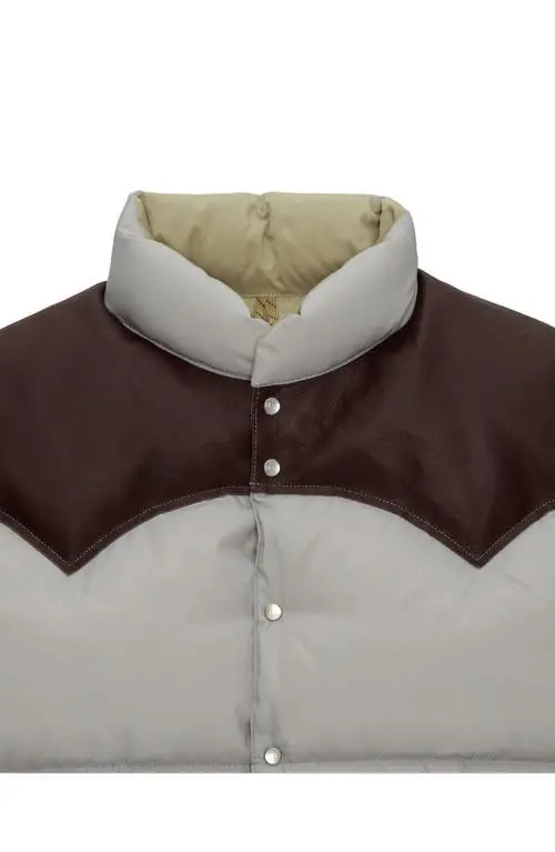FORTELA Rocky Mountain Featherbed Down Vest - Grey