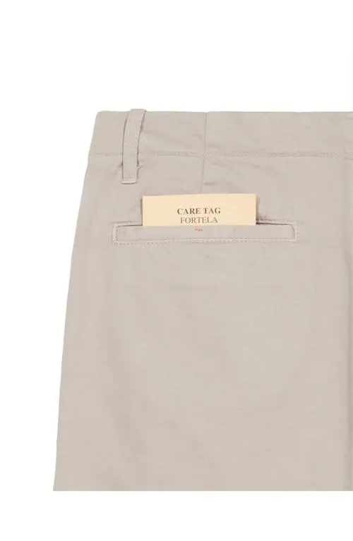 FORTELA Wallace Cotton Trousers - Ecru