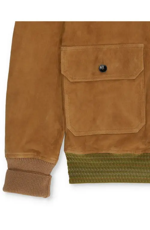 FORTELA Cruiser Suede Bomber Jacket
