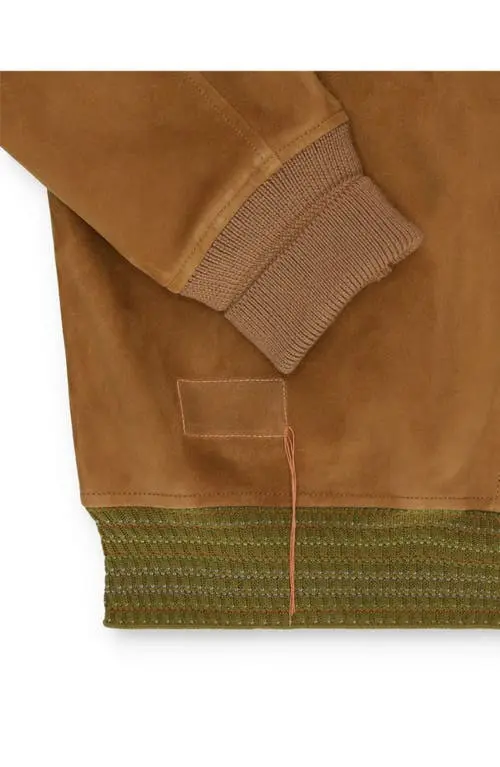 FORTELA Cruiser Suede Bomber Jacket