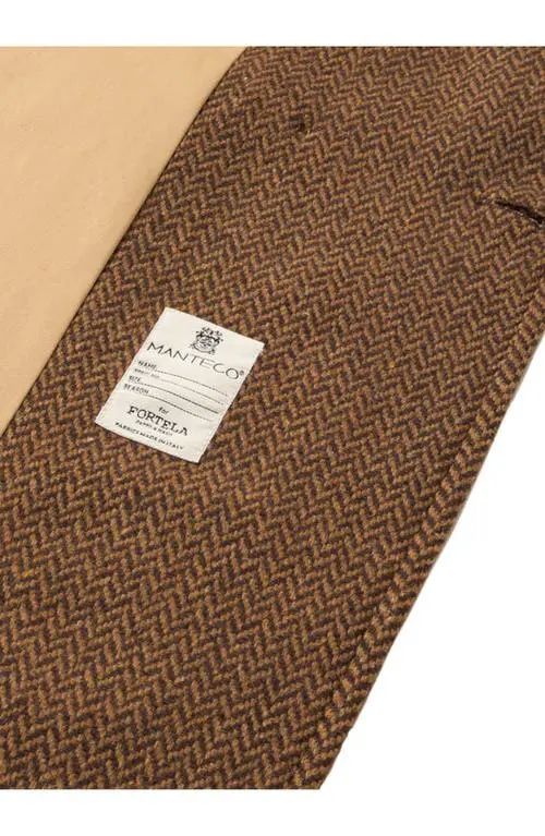 FORTELA Serwilliam Double-breasted Tweed Coat