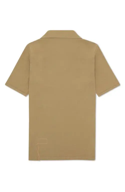 FORTELA Goose Short Sleeve Polo - Camel