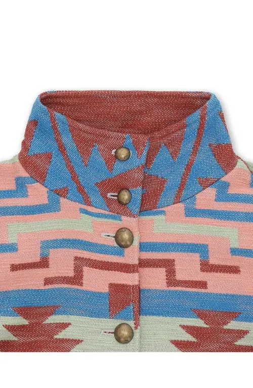 FORTELA Feather Navajo Cotton Cape