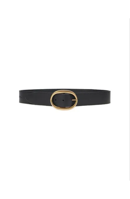 FORTELA Simon Leather Belt - Black
