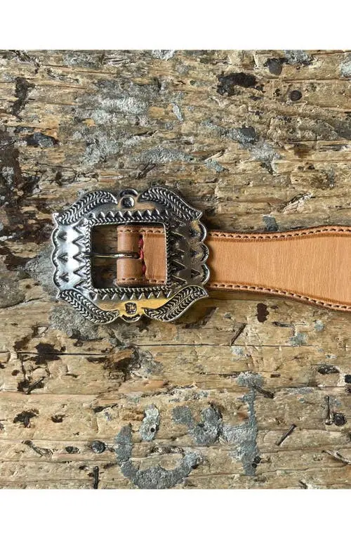 FORTELA Berry Leather Belt