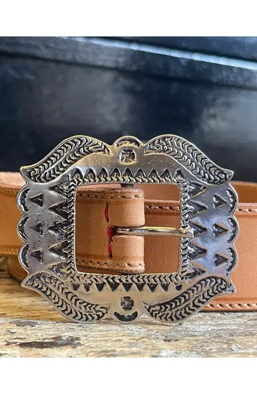 FORTELA Berry Leather Belt