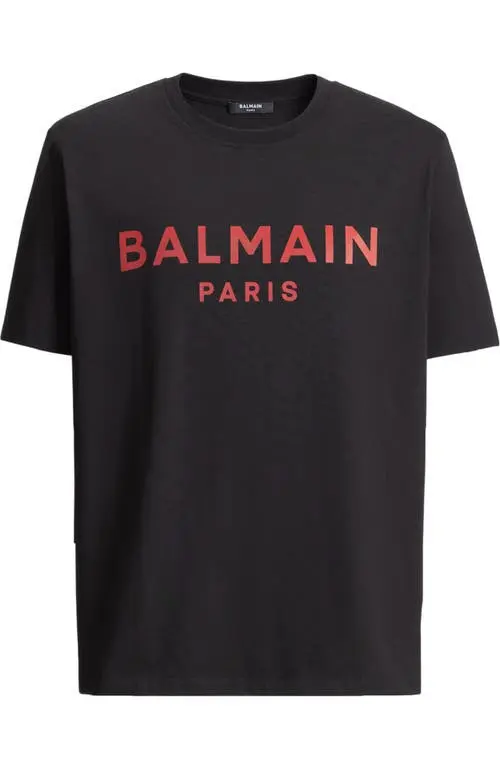 Balmain T-shirt With Paris Print - Multicolor