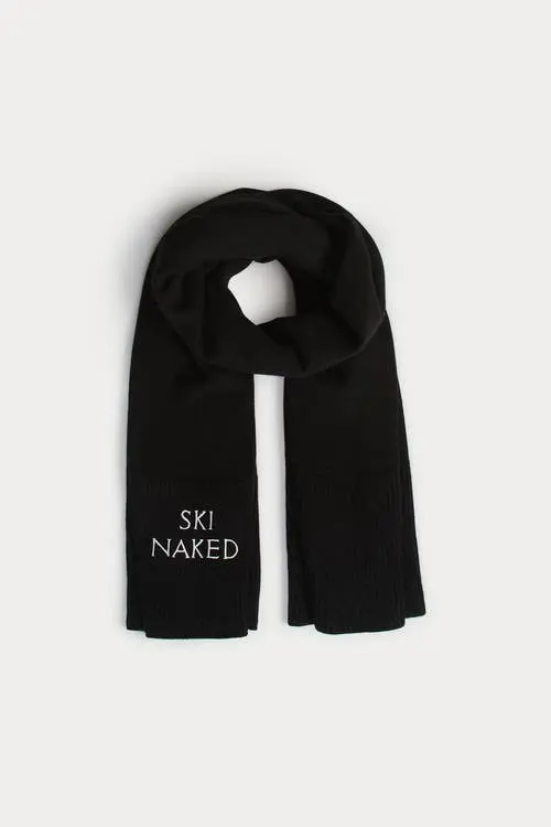 Naked Cashmere Ski Naked Scarf - Black