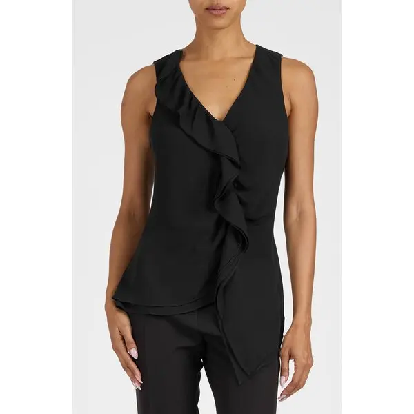 Santorelli Tyra Sleeveless Top - Black