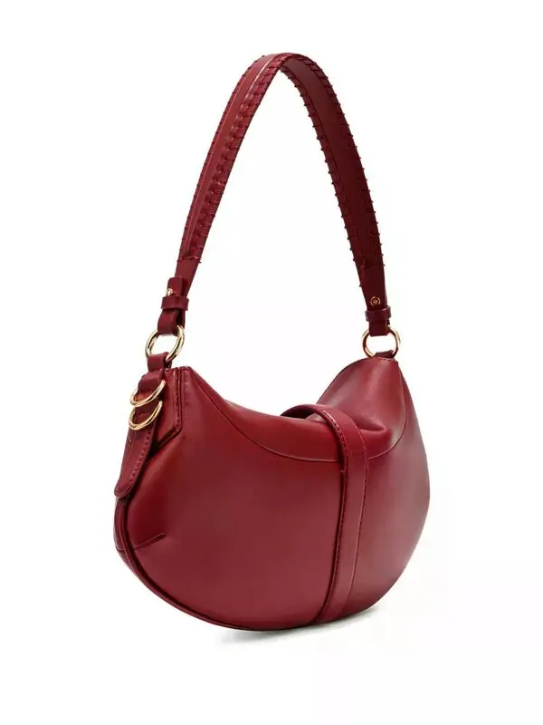 GANNI Buckle Shoulder Bag - Red