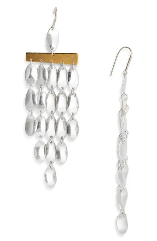 Isabel Marant Fringe Drop Earrings - Silver/dore