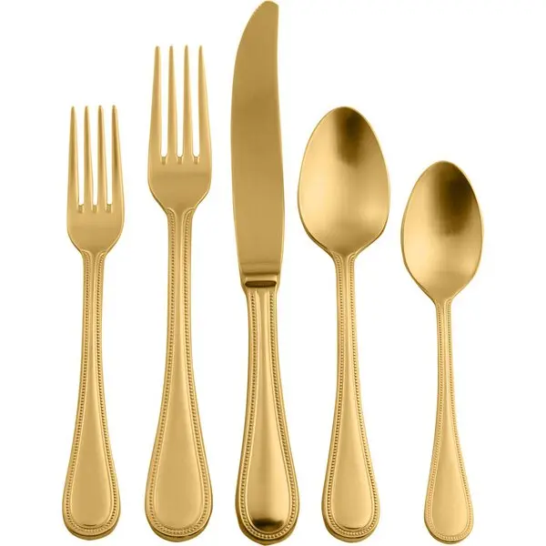 MEPRA Perla Flatware Set5 Pieces - Ice Gold