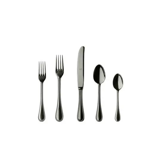 MEPRA Perla Flatware Set5 Pieces - Black Gold