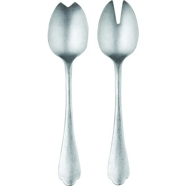 MEPRA Dolce Vita Salad Serving Set2 Pieces - Pewter Silver
