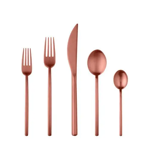 MEPRA Linea Flatware Set5 Pieces - Ice Bronze