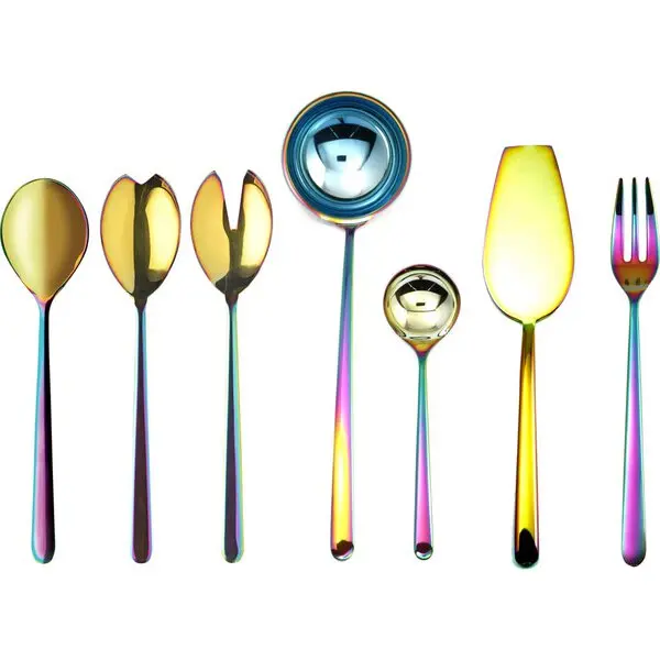 MEPRA Linea Serving Set7 Pieces - Rainbow