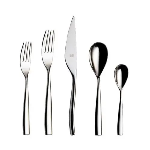 MEPRA Arte Flatware Set5 Pieces - Silver