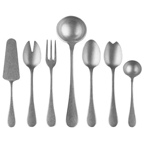 MEPRA Vintage Serving Set7 Pieces - Silver