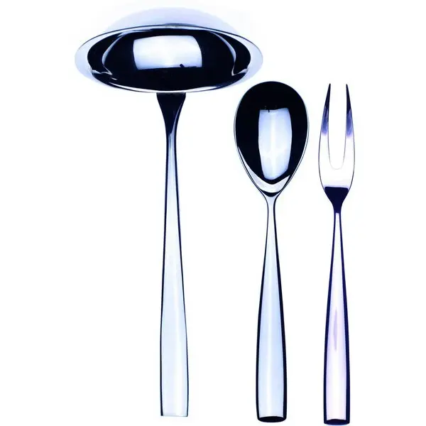 MEPRA Arte Serving Set3 Pieces - Silver