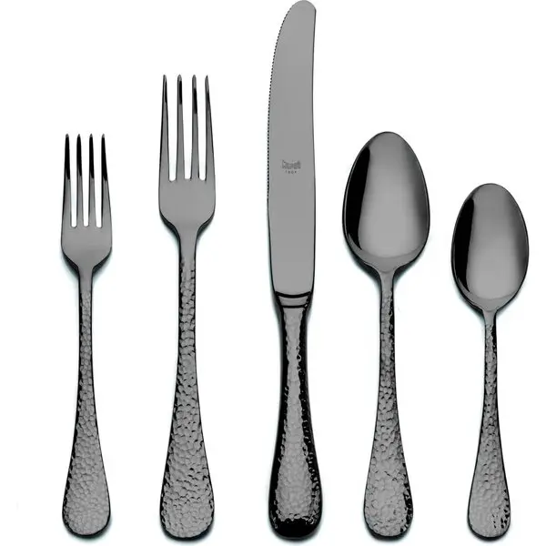 MEPRA Epoque Flatware Set5 Pieces - Black Gold