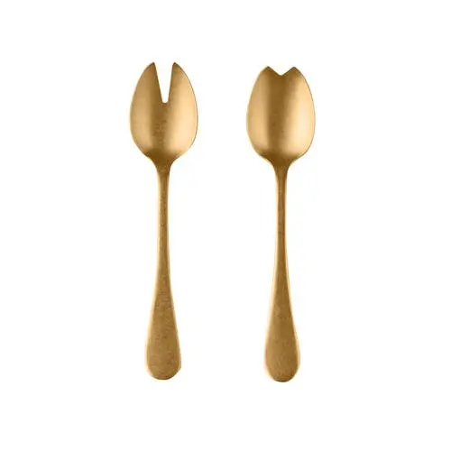 MEPRA Vintage Salad Serving Set2 Pieces - Gold