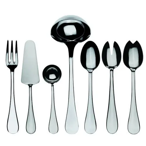 MEPRA Brescia Serving Set7 Pieces - Silver