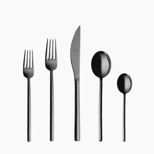 MEPRA Due Flatware Set5 Pieces - Black Gold