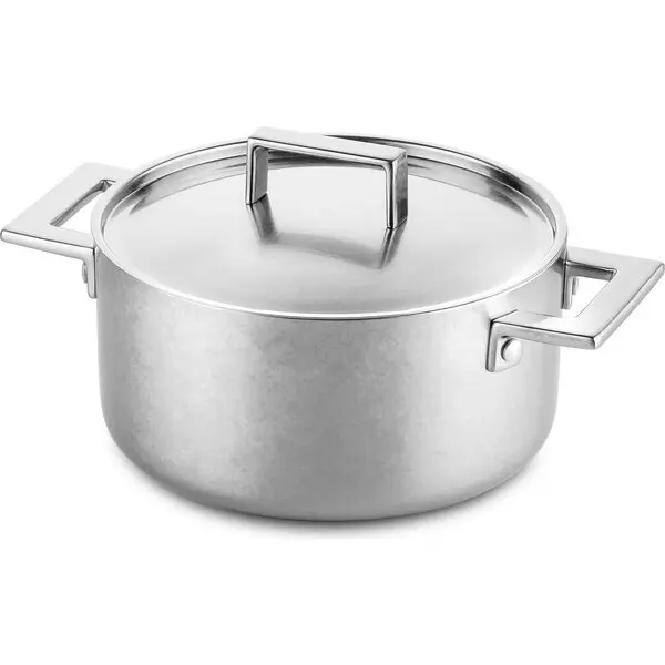 MEPRA Attiva Casserole Dishdual Handles - Pewter Silver
