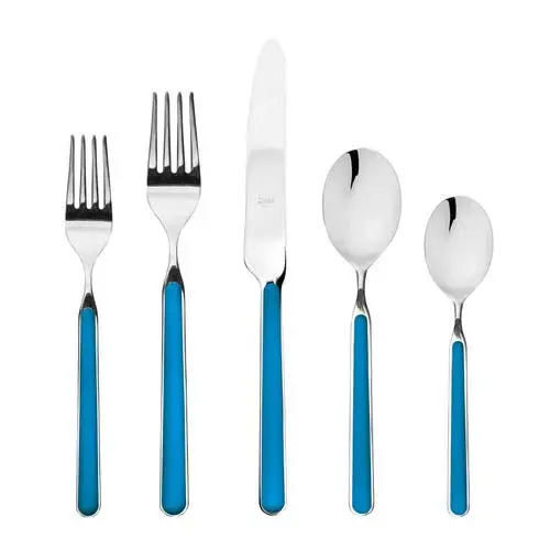 MEPRA Fantasia Flatware Set5 Pieces - Electric Blue