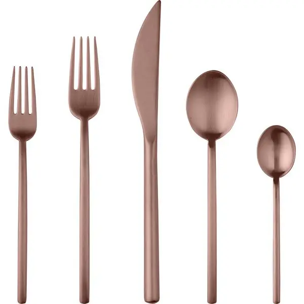 MEPRA Due Flatware Set5 Pieces - Ice Bronze