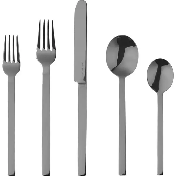 MEPRA Stile Pininfarina Flatware Set5 Pieces - Black Gold