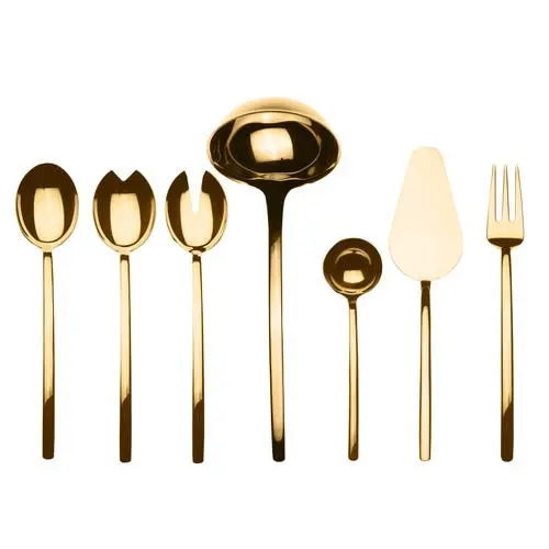 MEPRA Due Serving Set7 Pieces - Gold