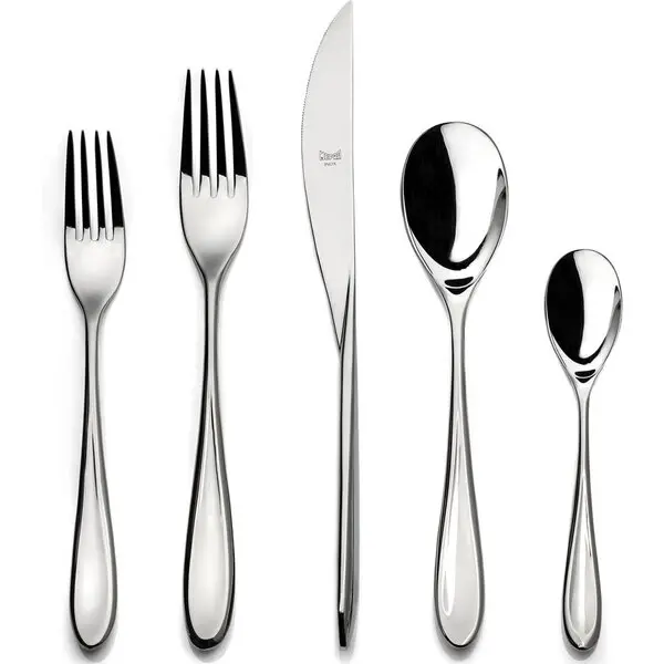 MEPRA Forma Flatware Set5 Pieces - Silver