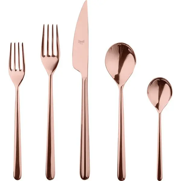 MEPRA Linea Flatware Set5 Pieces - Bronze