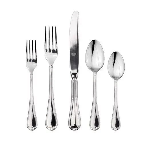 MEPRA Raffaello Flatware Set5 Pieces - Silver