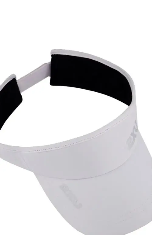 2xu Run Visor - White/white