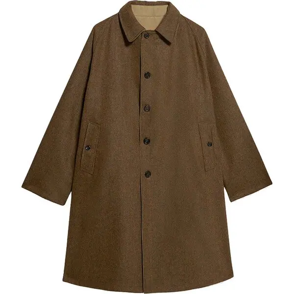 FORTELA Stanford Reversible Double-faced Coat - Brown