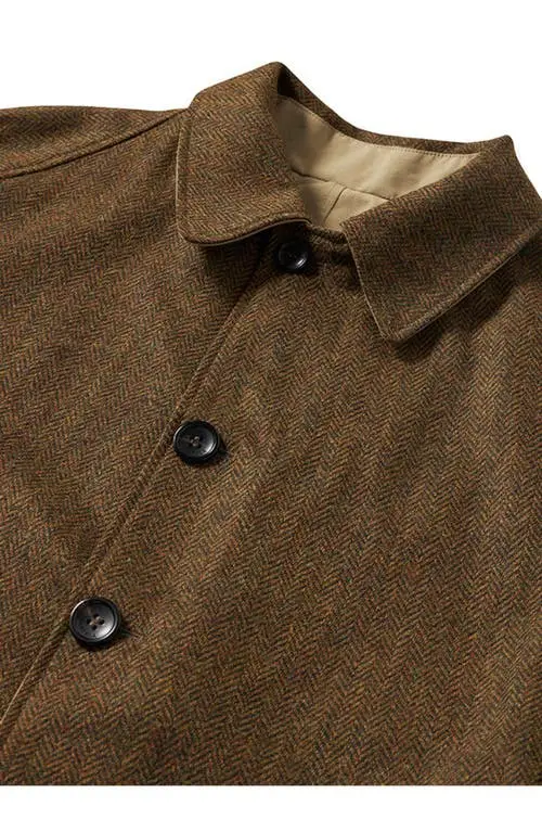 FORTELA Stanford Reversible Double-faced Coat - Brown