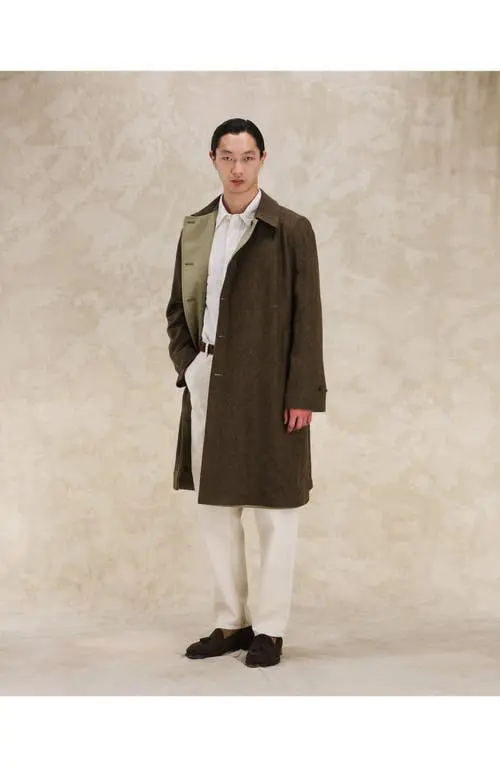 FORTELA Stanford Reversible Double-faced Coat - Brown