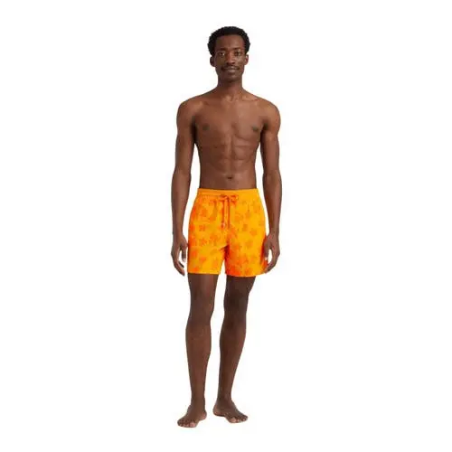 Vilebrequin Flocked Rondes Des Tortues Swim Shorts - Mango