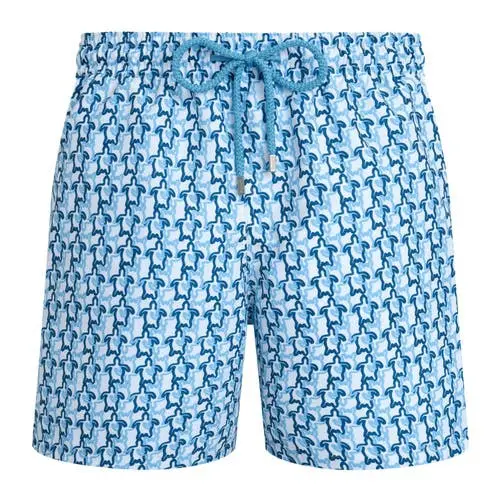 Vilebrequin Turtles Net Print Swim Shorts - White