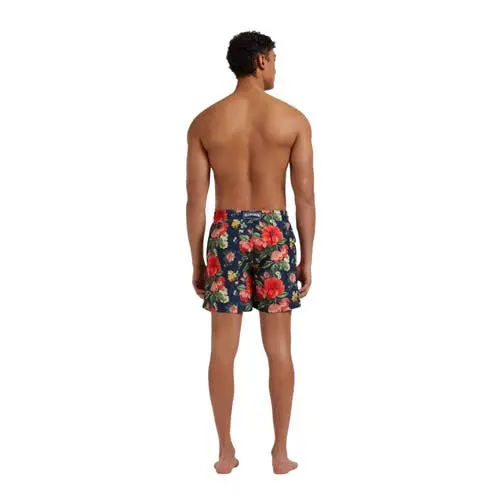 Vilebrequin Swim Shorts With Trompe-l’œil Floral Print