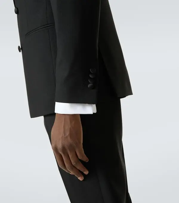 LARDINI Double-breasted Wool Tuxedo