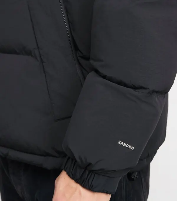 Sandro Padded Puffer Jacket - Black