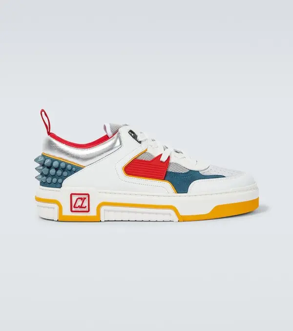 CHRISTIAN LOUBOUTIN Astroloubi Leather Sneakers - Multicoloured