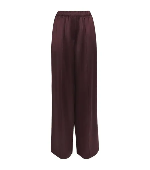 Tory Burch Satin Wide-leg Trousers