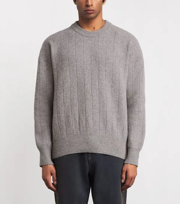 Oliver Peoples Merino Wool Burley Sweater - Grey