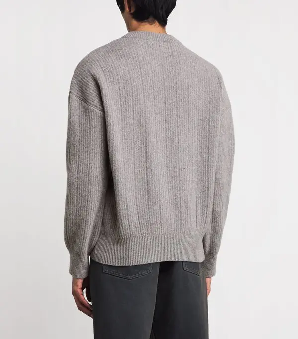Oliver Peoples Merino Wool Burley Sweater - Grey