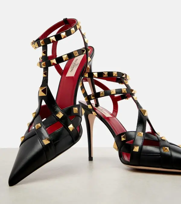 Valentino Garavani Studded Leather Pumps